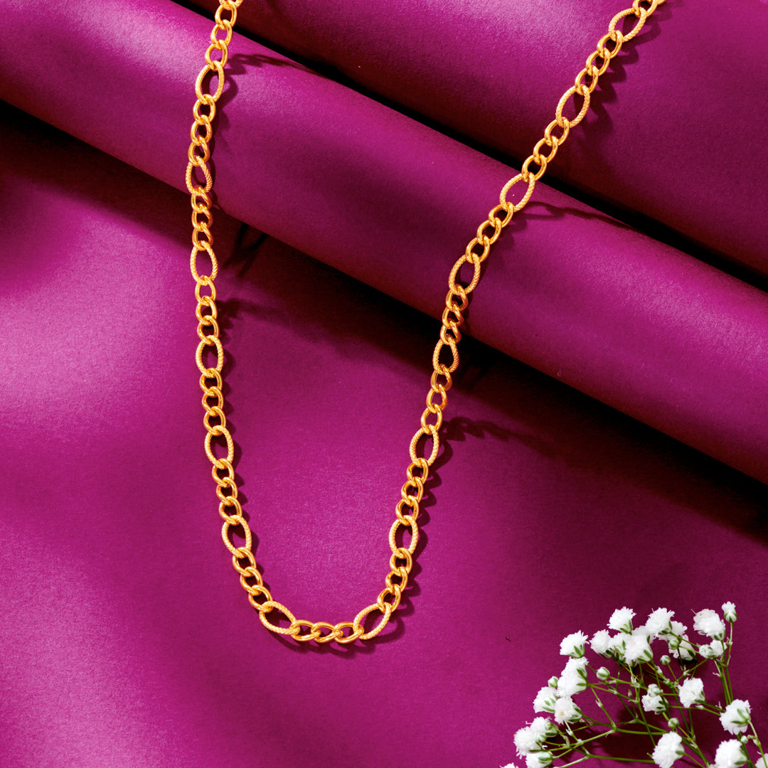 Buy Radiant Loop Gold Chain For Men And Women Online at Best Price in ...