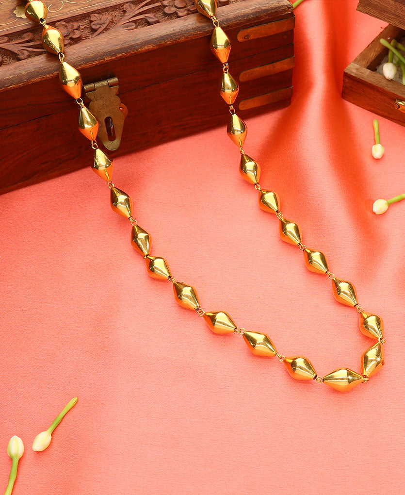 Swarna Ekdani Yellow Gold Necklace For Woman – PNG Jewellers